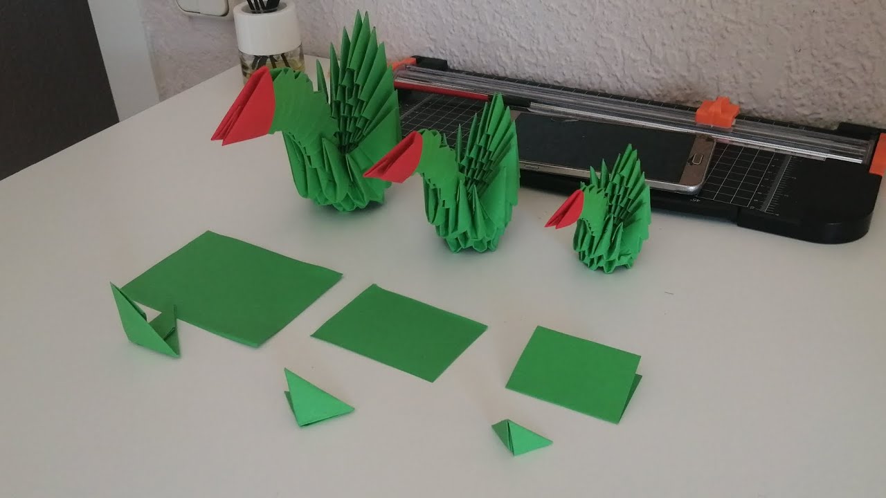 ¿cómo hacer módulos para figuras de origami 3d? - YouTube