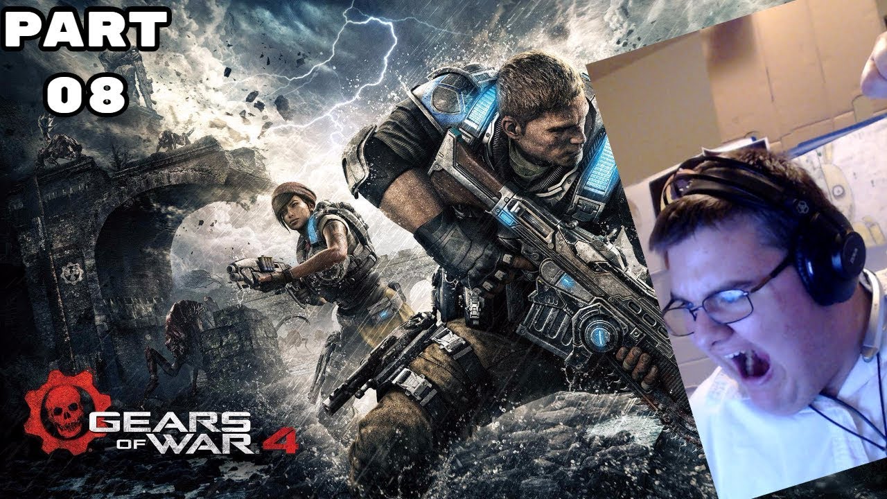 Gears Of War 4 - Part 08 || HORDES OF JUVIES AND DRONES!! - YouTube