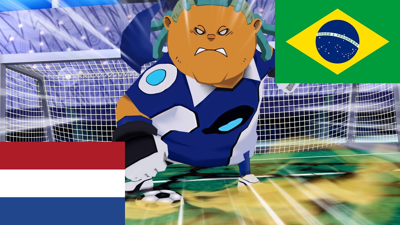Inazuma Eleven World Premier 12 Group B ～ Netherlands vs Brazil - YouTube
