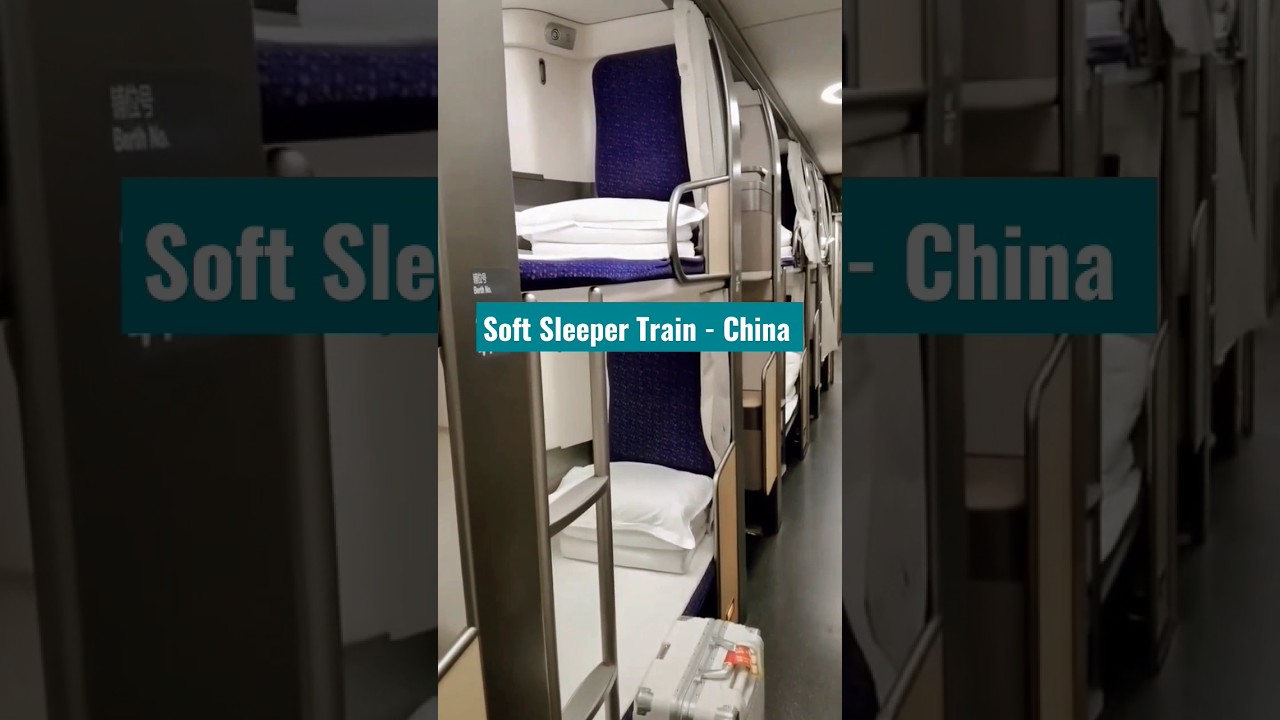 Riding the overnight Soft sleeper train. #china #chinatravel #shorts ...