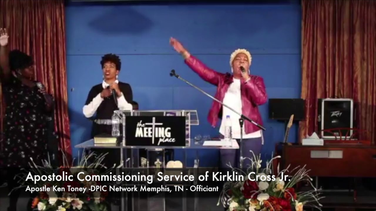 Apostolic Commissioning Service of Kirklin Cross Jr - YouTube