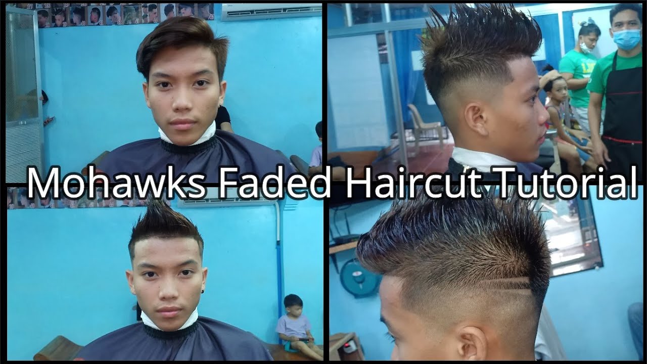 MOHAWKS FADED l HAIRCUT TUTORIAL l STEP BY STEP l TAGALOG VERSION l ...