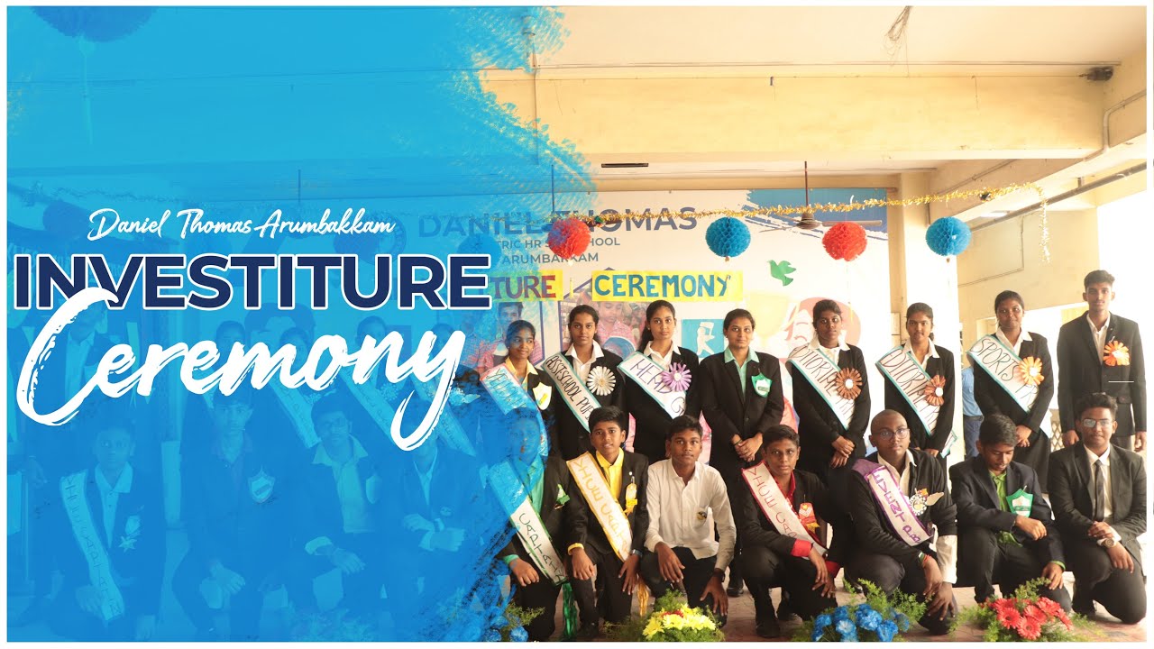 investiture Ceremony | Daniel Thomas | Arumbakkam - YouTube