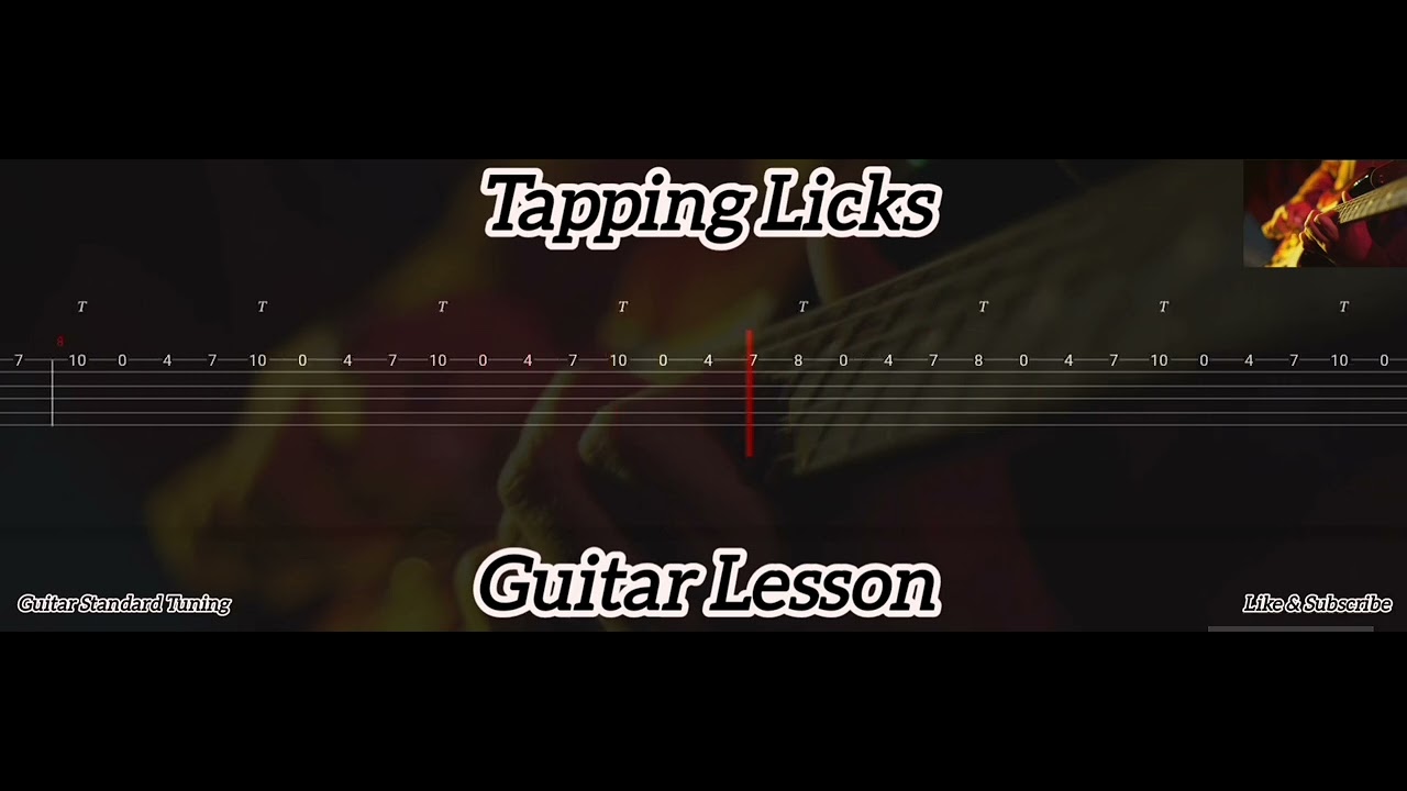 Tapping Licks - Guitar Lesson ( Tab Guitar ) - YouTube