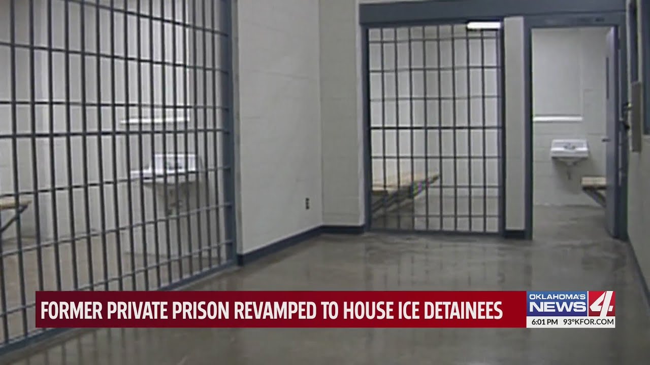 Former private prison revamped to house ICE detainees - YouTube