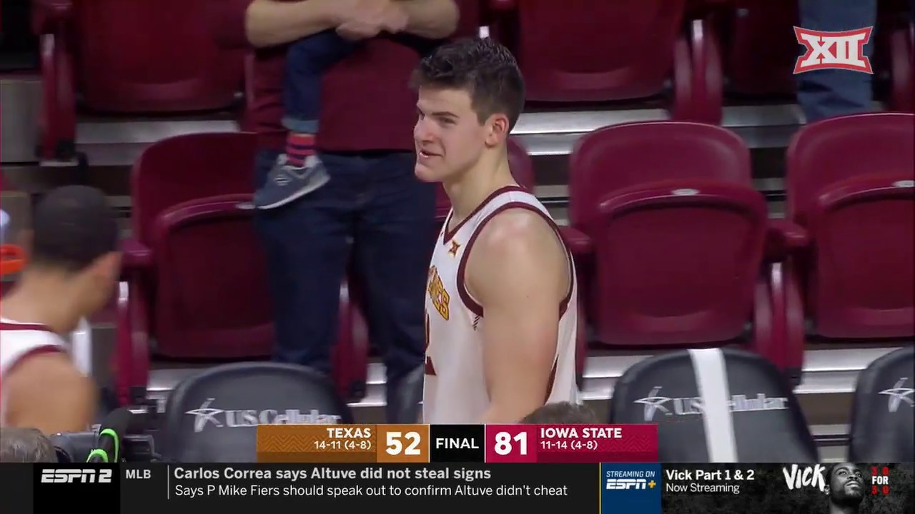 Texas vs Iowa State Men's Basketball Highlights - YouTube