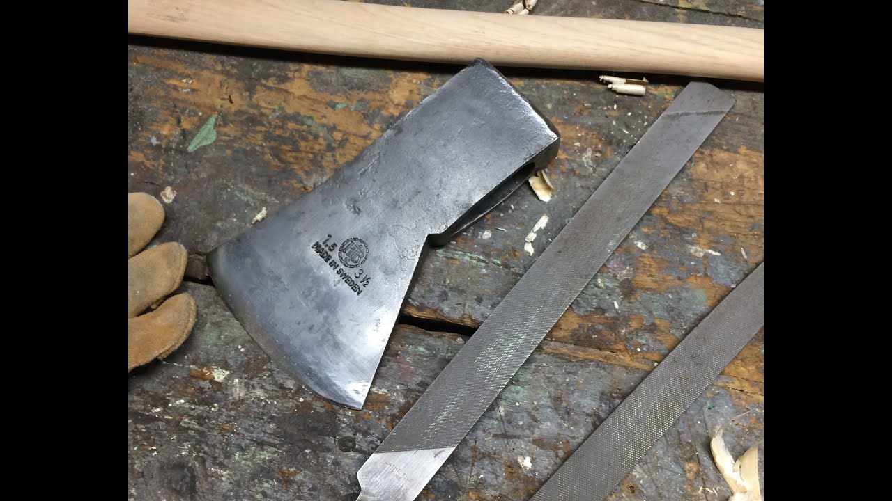 Hults Bruk Axe Restoration - YouTube