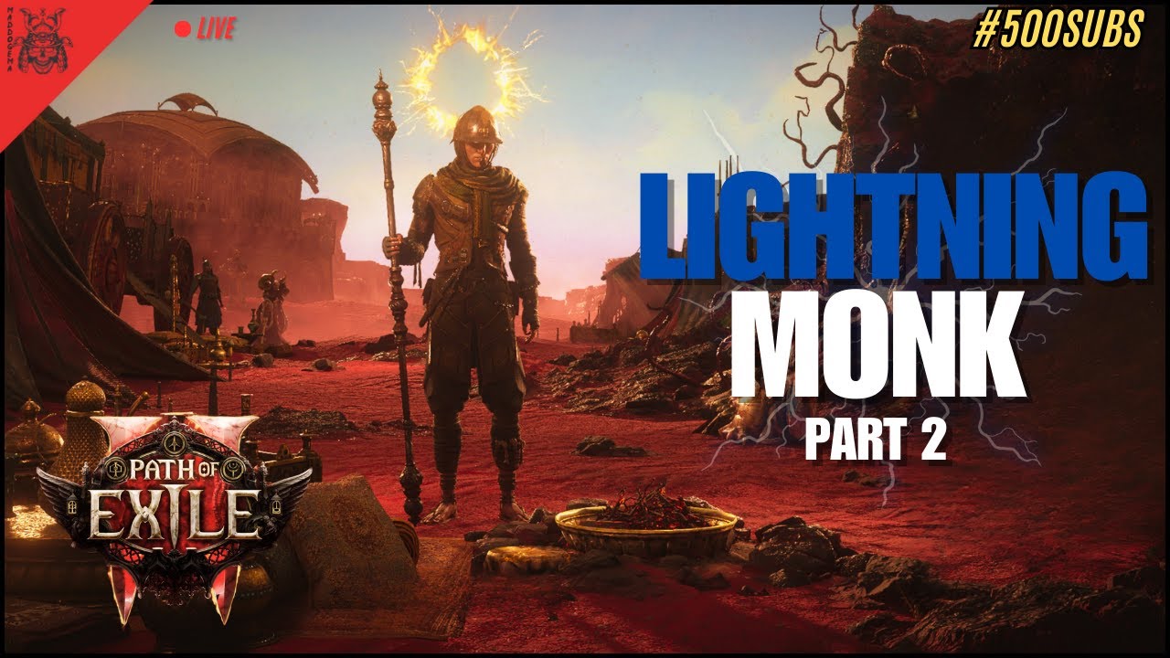 This Lightning Monk build is crazy POWERFUL in POE2! - YouTube