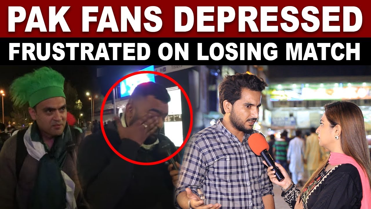 Pak Fans Depressed, Frustrated On Losing Match | Zimbabwe Beats ...