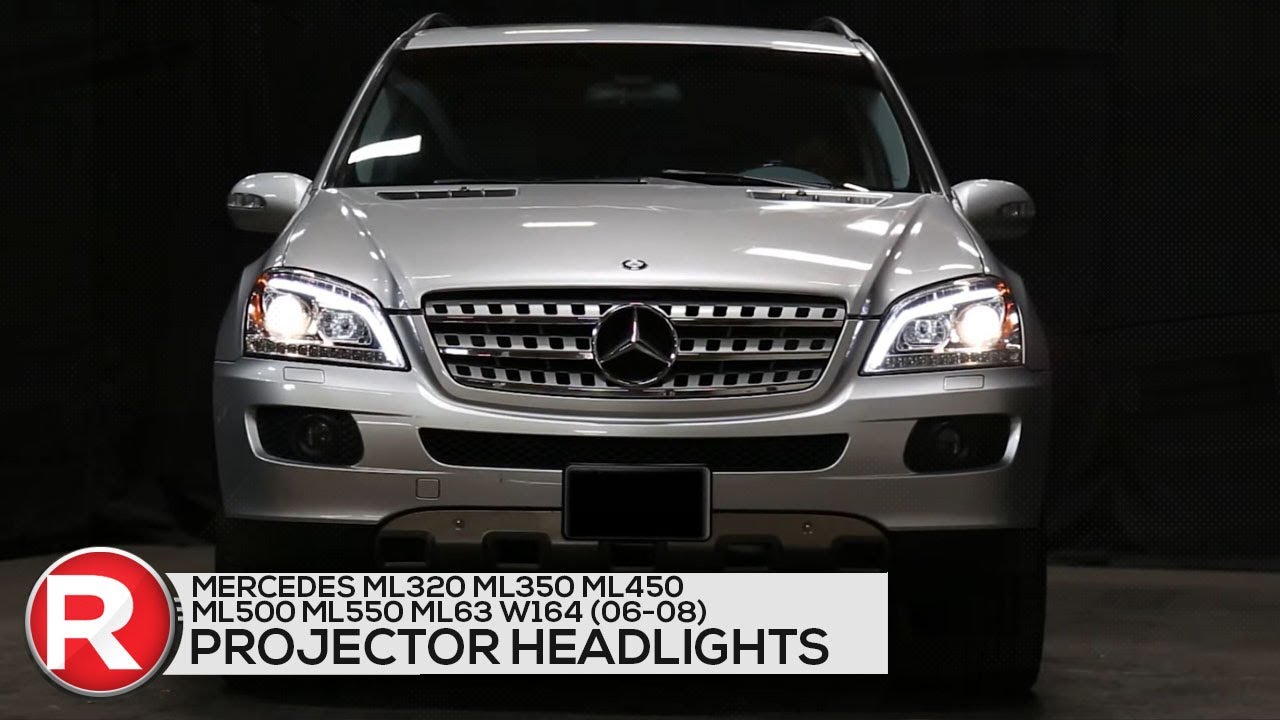 Demo + DIY Install: Spec-D Projector Headlights Mercedes ML320 ML350 ...