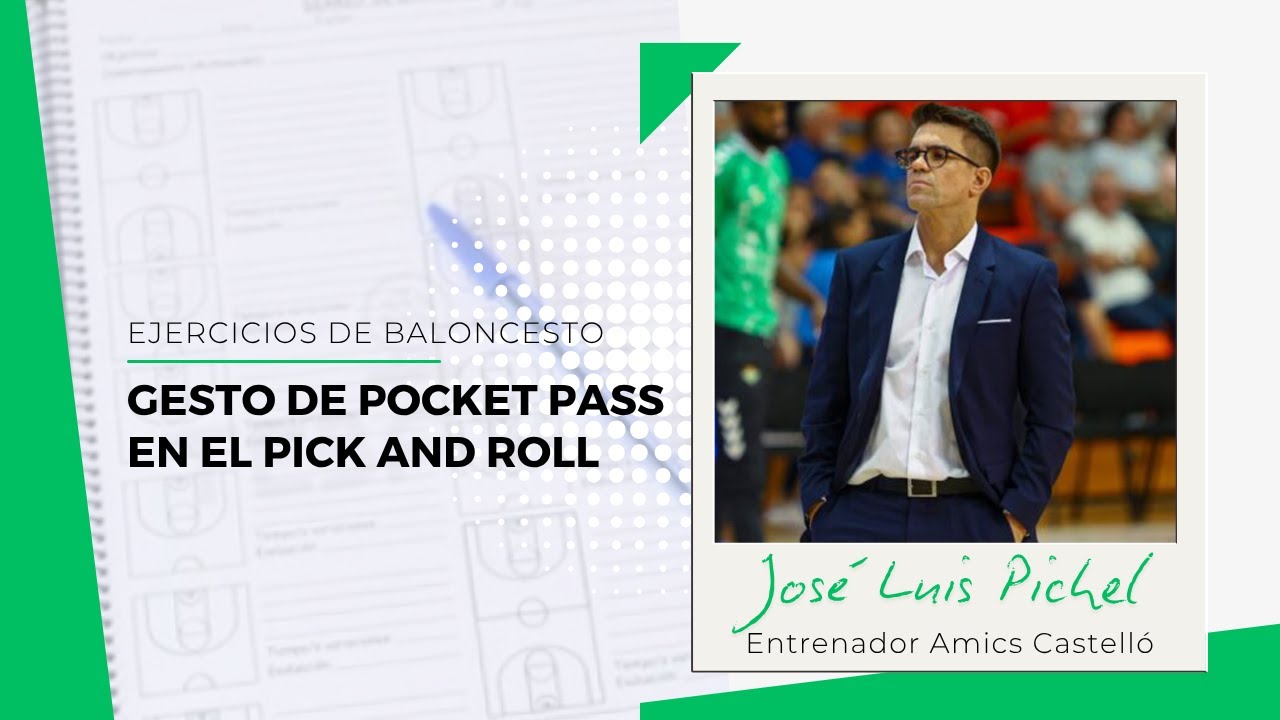José Luis Pichel enseña el Pocket Pass en el Pick and Roll central ...