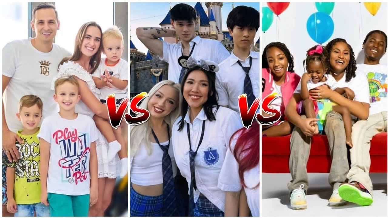 Alan Chikin Chow Members vs Kinigra Deon Family vs Vlad and Niki Family ...