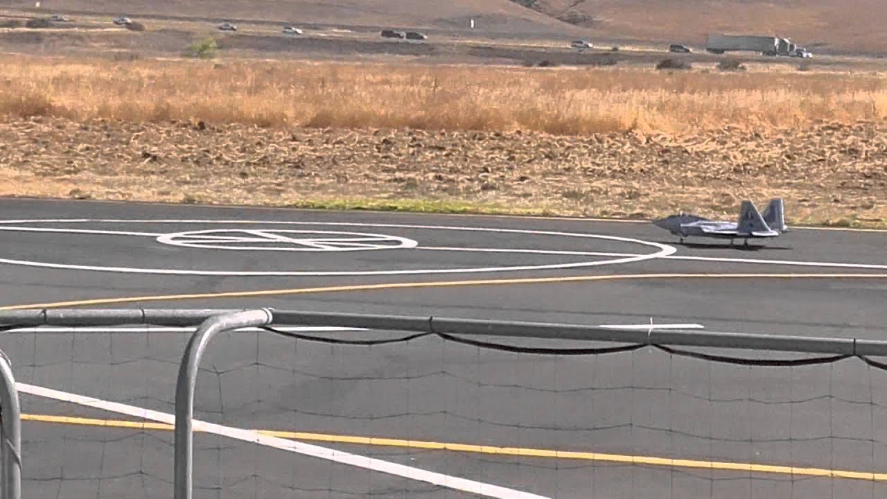 F-22 Raptor Twin 70mm Thrust Vector EDF - YouTube