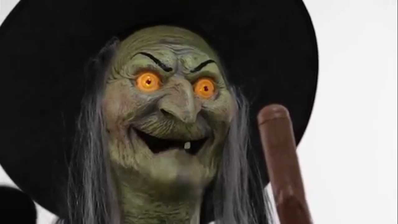 Coven of 3 Witches Animated Halloween Prop - YouTube