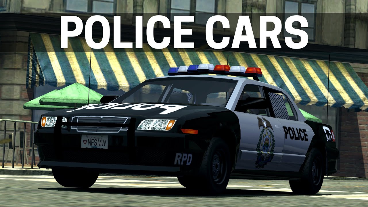 Driving Police Cars in NFS Most Wanted - YouTube