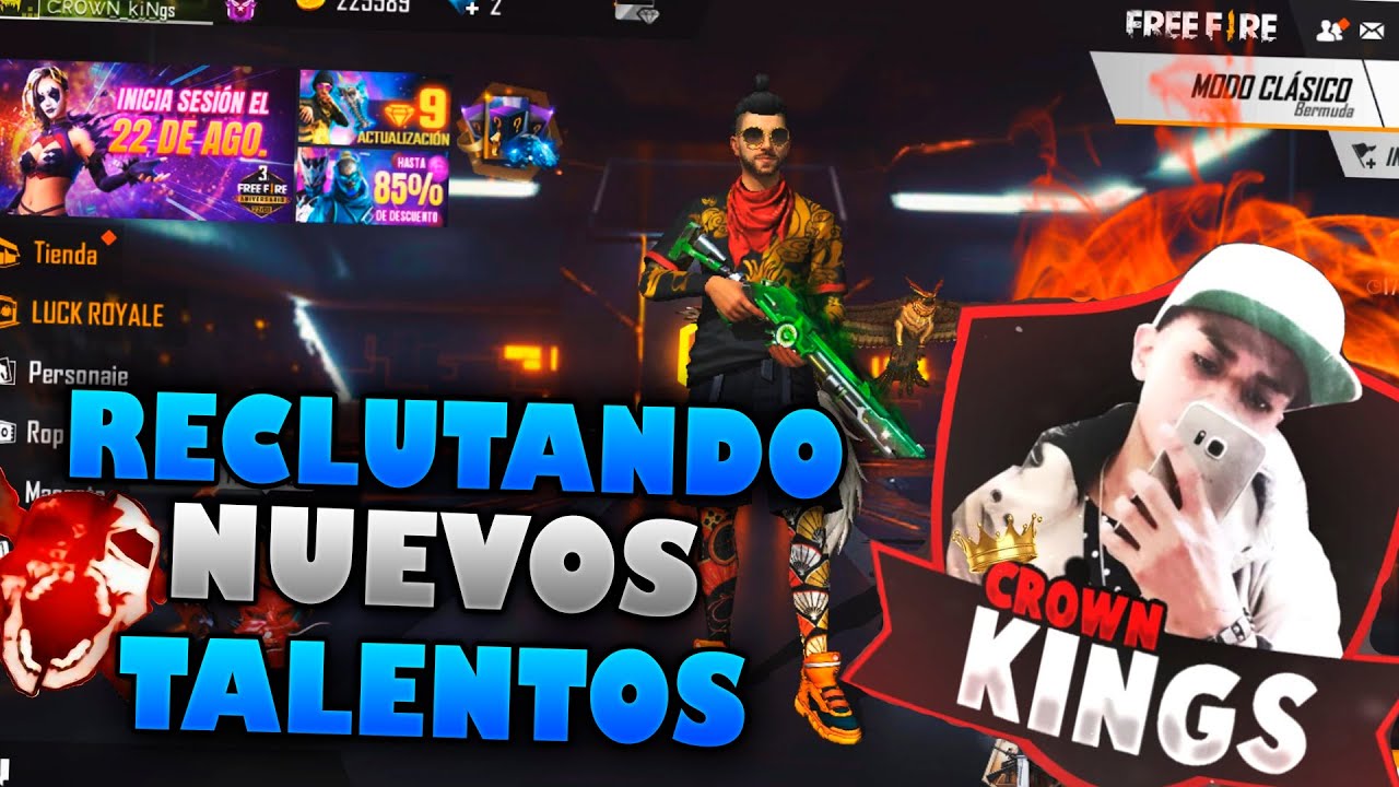 ÚNETE A MI CLAN COMPETITIVO DE FREE FIRE | 😱😱 CLAN CK OFICIAL - YouTube