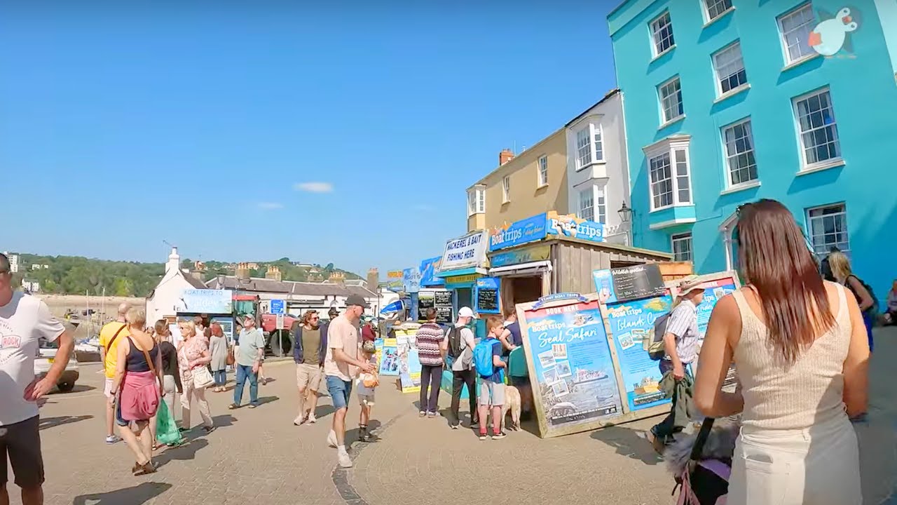 TENBY Wales Walking Tour - YouTube