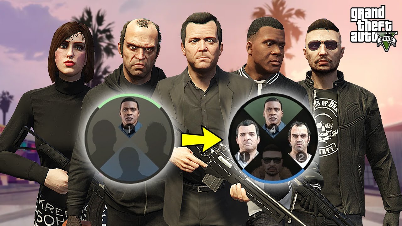 CARA MENDAPATKAN SEMUA KARAKTER DI GTA 5 (FRANKLIN, MICHAEL TREVOR ...