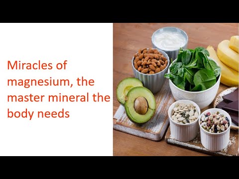 Miracles of magnesium, the master mineral the body needs - YouTube