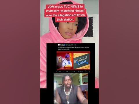 VDM wants to go and defend himself on TVC over the allegations of D1 on him - YouTube