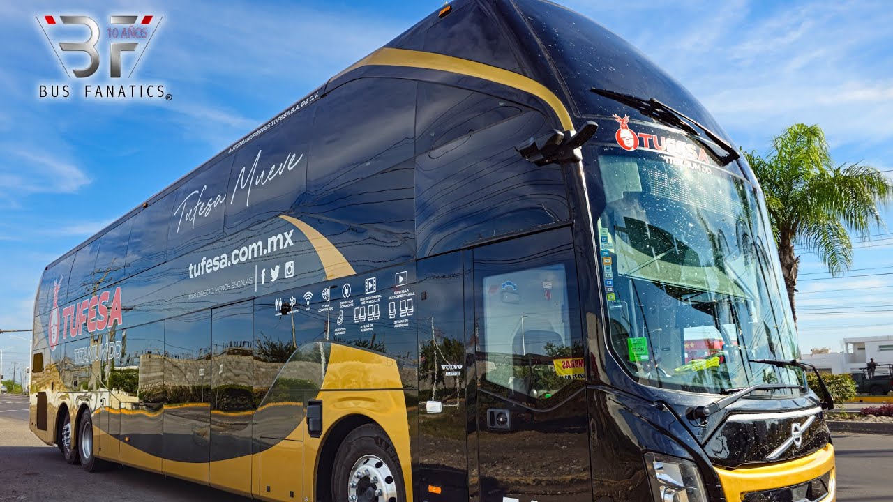 VOLVO 9800 DD YM EURO 6 TUFESA TITANIUM DD - YouTube