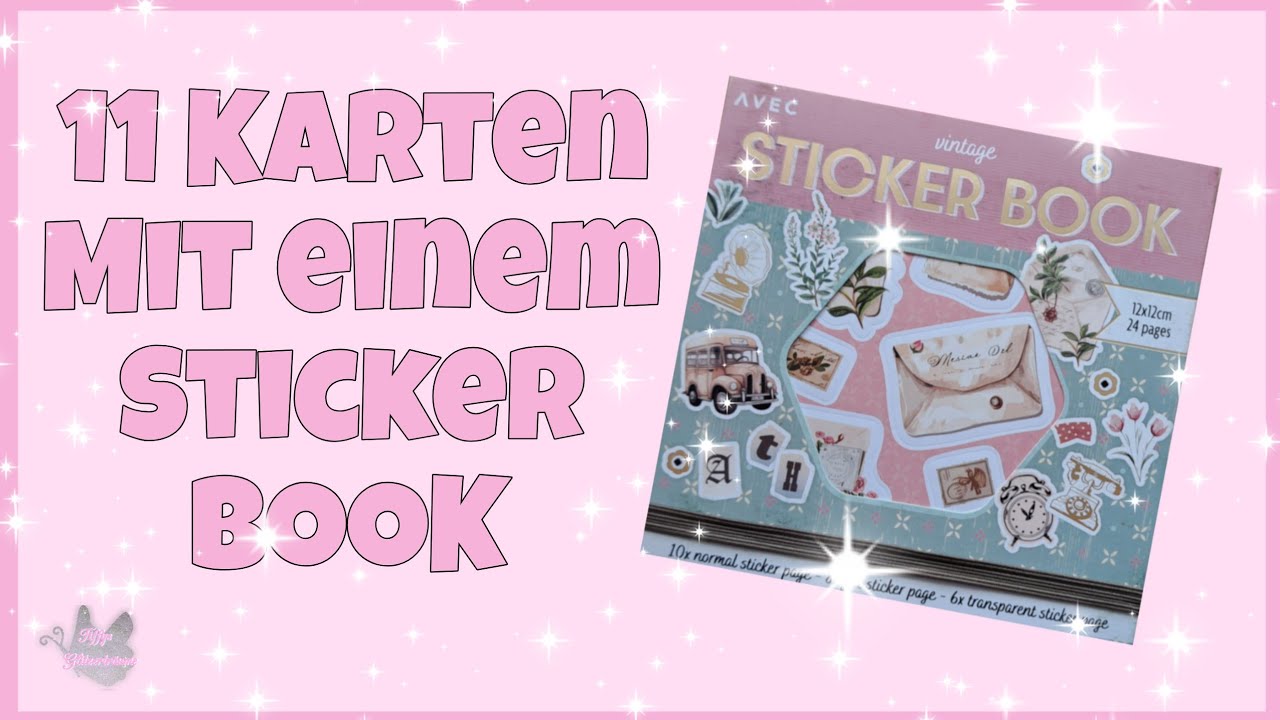 💕 11 Karten mit einem Sticker Book 💕 von Action - YouTube