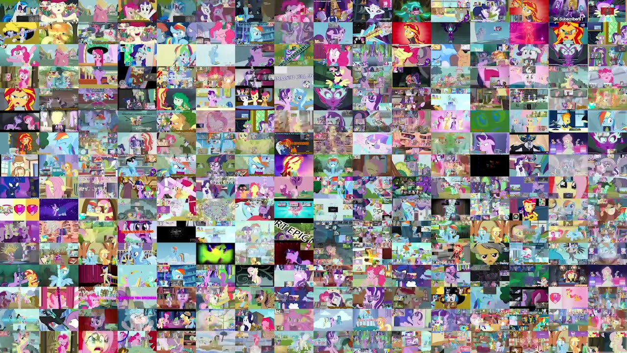 My Little Pony Sparta Remix Megaparison - YouTube