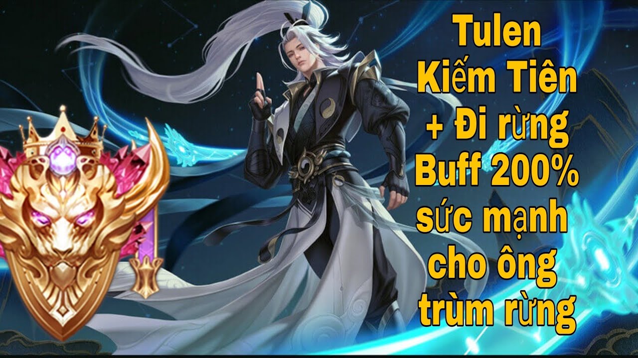 AoV Tulen kiếm tiên skin SSS Buff 200% sức mạnh .Lỗi dame khi mang đi ...