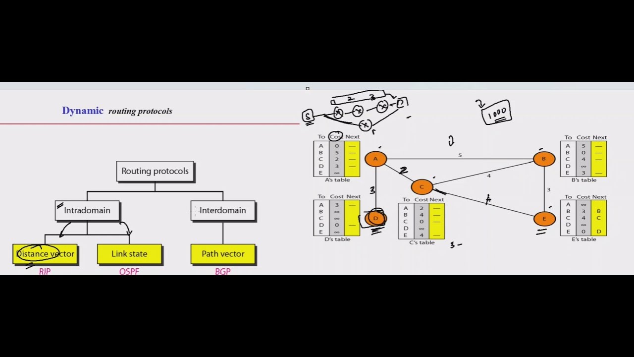 Types Of Dynamic Routing Protocols Staticand Dynamic Intra And Inter Domain Rip Ospfbgp