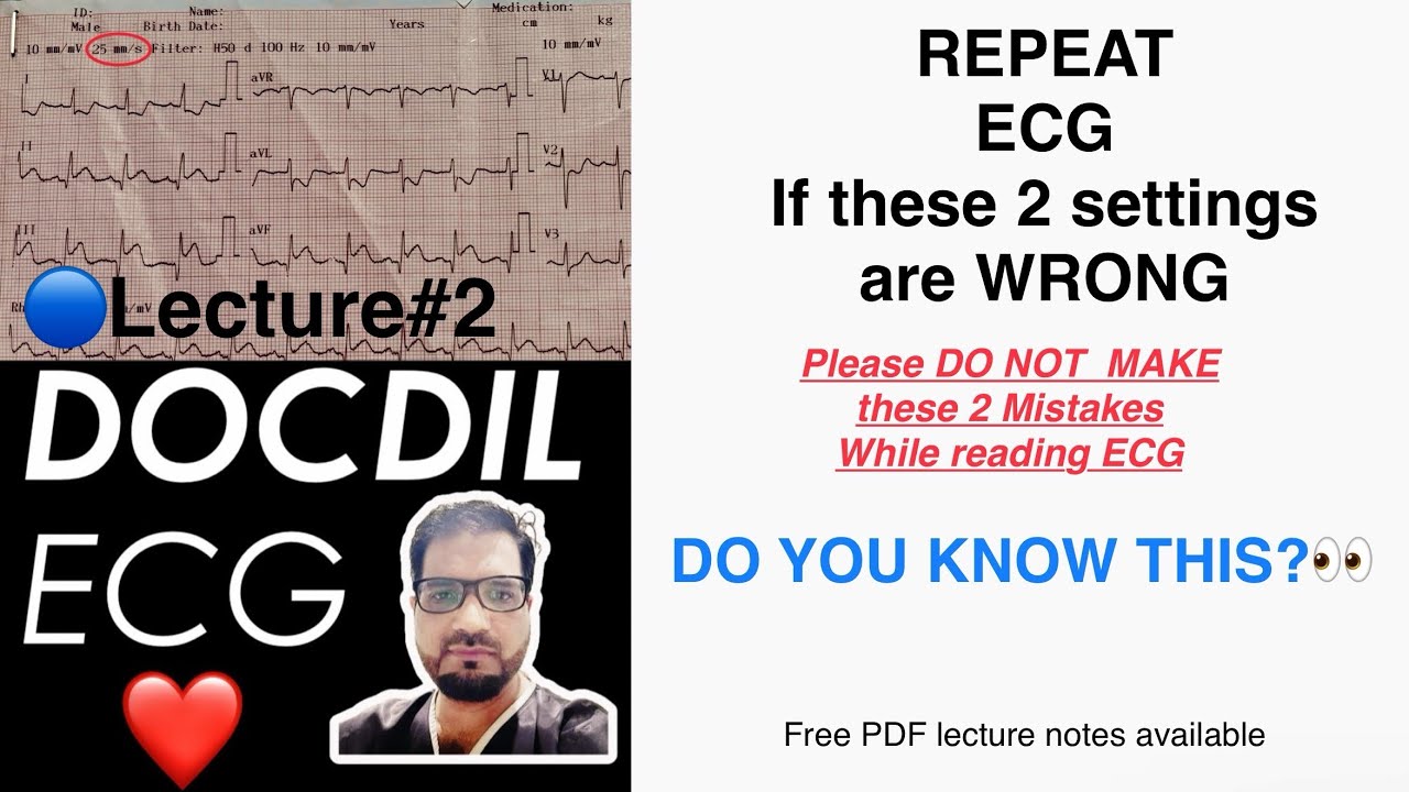 HOW TO READ AN ECG, For BEGINNERS with easy examples (in 5 minutes ...