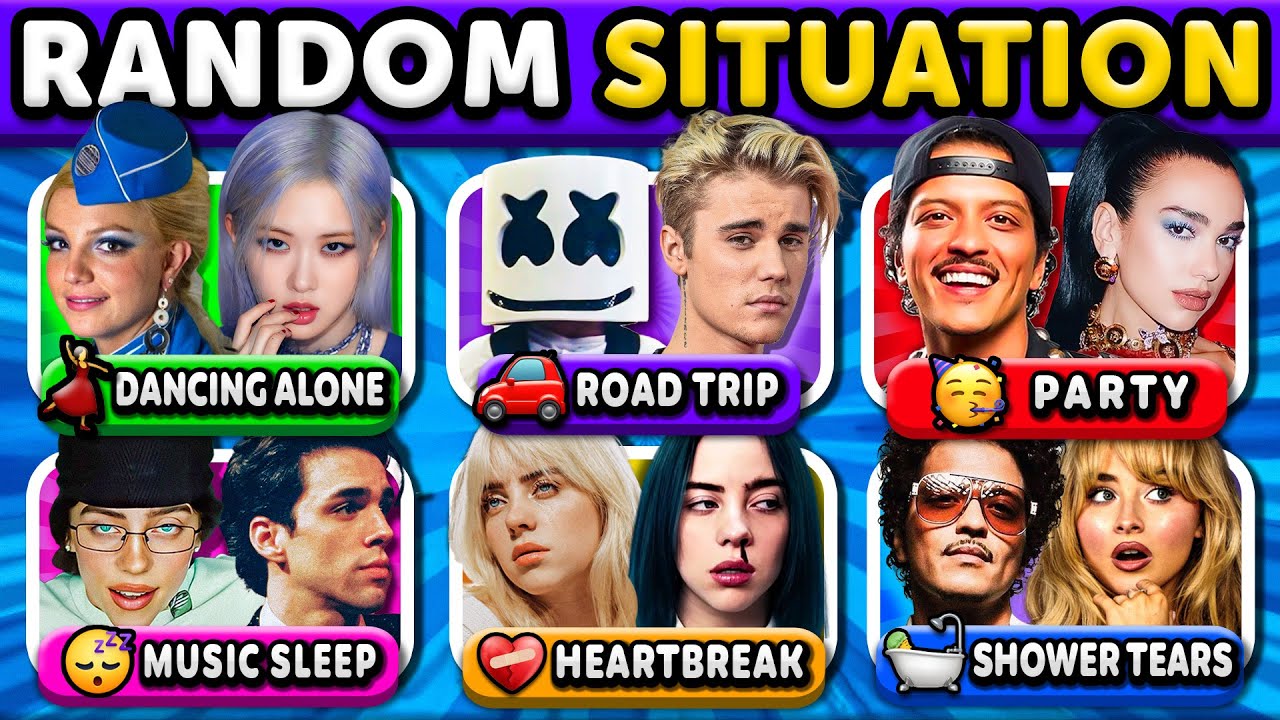 Save One Song For Random Situation! 🎵 35 random Situation - Music Quiz ...