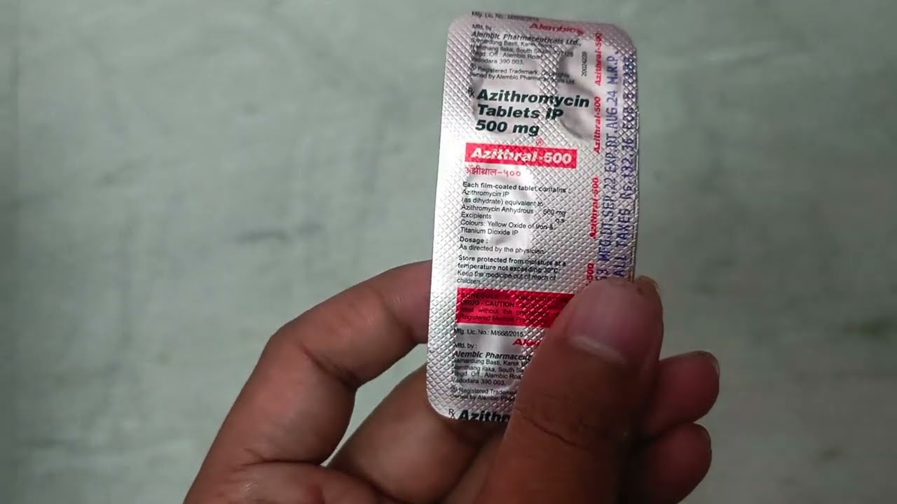 Azithral-500 Tablet 5'S | Azithromycin 500 mg Tablet For Bacterial ...