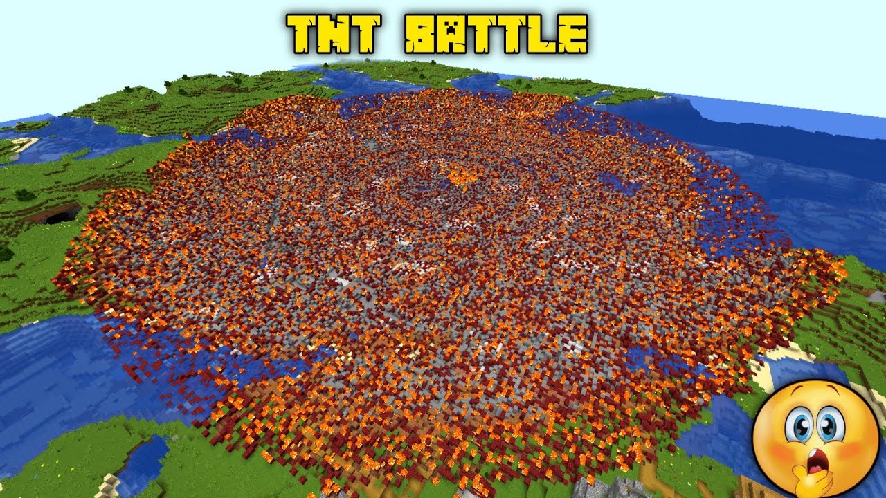Biggest Tnt Blast In Minecraft | Tnt Vs Tnt | Minecraft Super Tnt Part ...