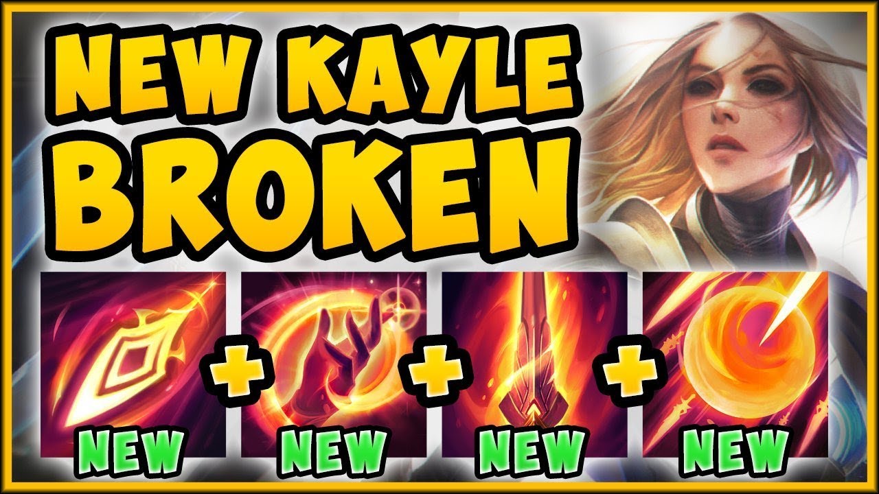WTF RIOT?? NEW KAYLE REWORK IS 100% TOO OP! KAYLE REWORK SEASON 9 TOP ...