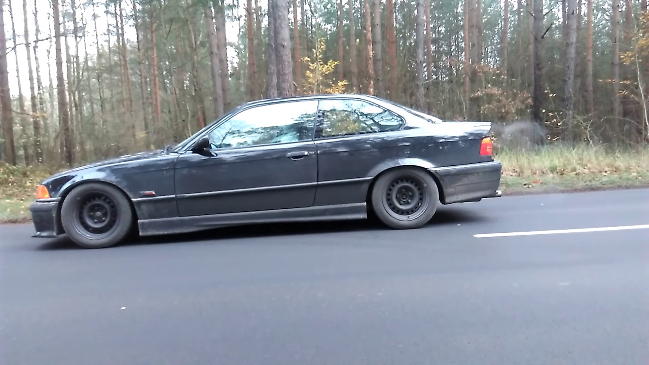Bmw E36 m52 b20 upalanie - YouTube