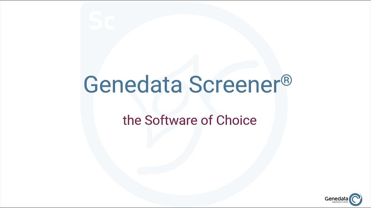 Genedata Screener - Unify Analysis into One Platform - YouTube
