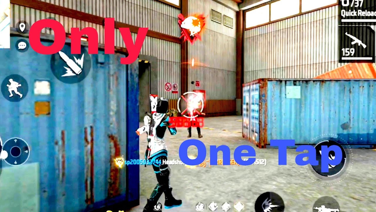 Only one tap. free fire one tap gameplay. free fire lone wolf video ...