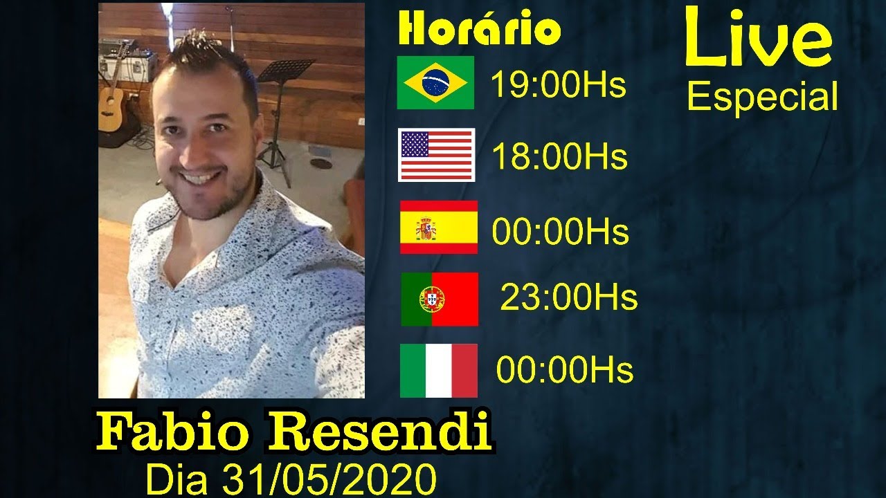 Live Especial Fabio Resendi - YouTube