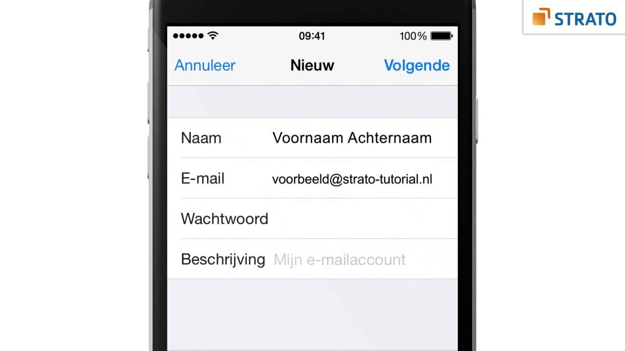 E-mail instellen op iPhone of iPad - YouTube