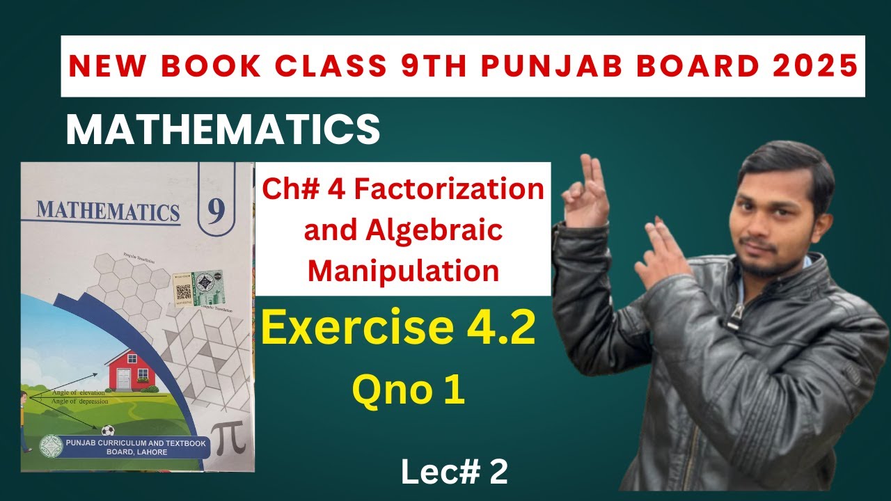 Exercise 4.2 Question 1 Class 9th Math new book 2025 |Class 9th math ...