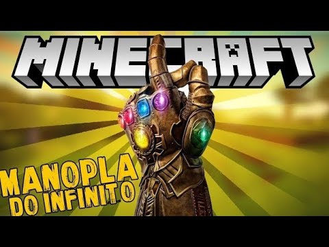 NOVO ADDON DA MANOPLA DO INFINITO PARA MINECRAFT PE! - YouTube