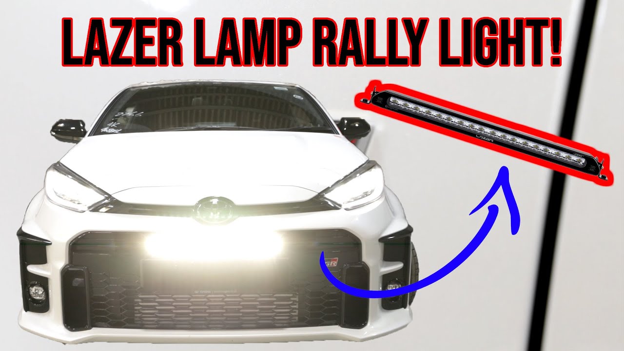 RALLY Light On This Toyota Yaris GR! | Lazer Lamps - YouTube
