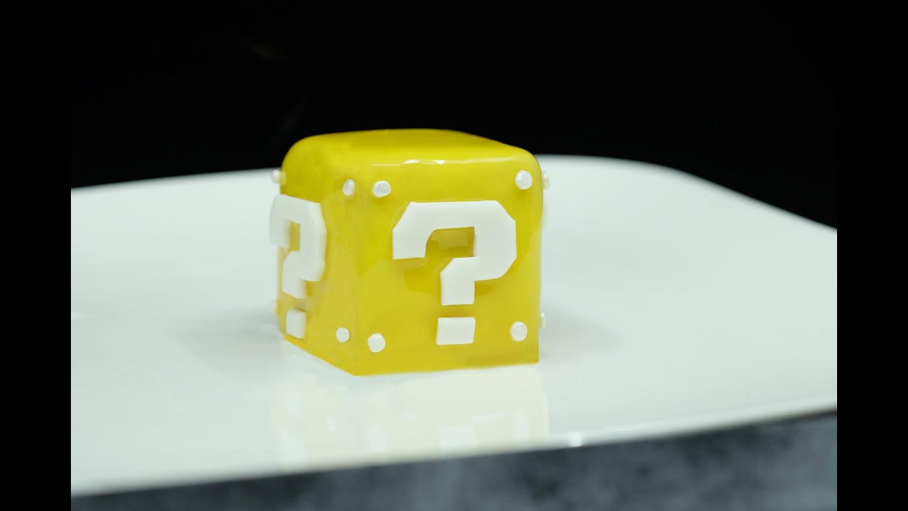 How To Make a Fancy Mario ?-Block Dessert | Awesome Video Games Dessert ...
