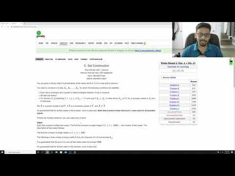 Codeforces Pinely Round: C Set Construction - YouTube