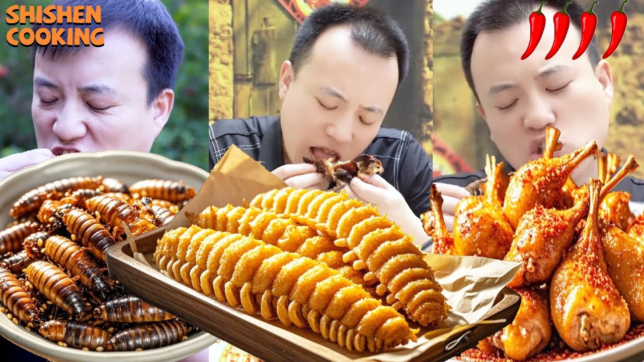 GRILLED GIANT WATERMELON WORM、FRIED CENTIPEDE、SLATE GRILLED CHICKEN ...
