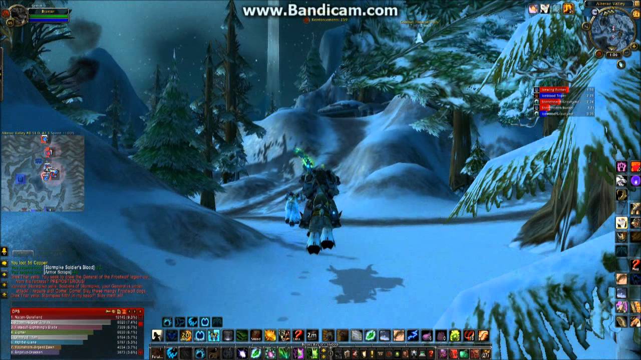 World of Warcraft - Alterac Valley Run PVP - YouTube