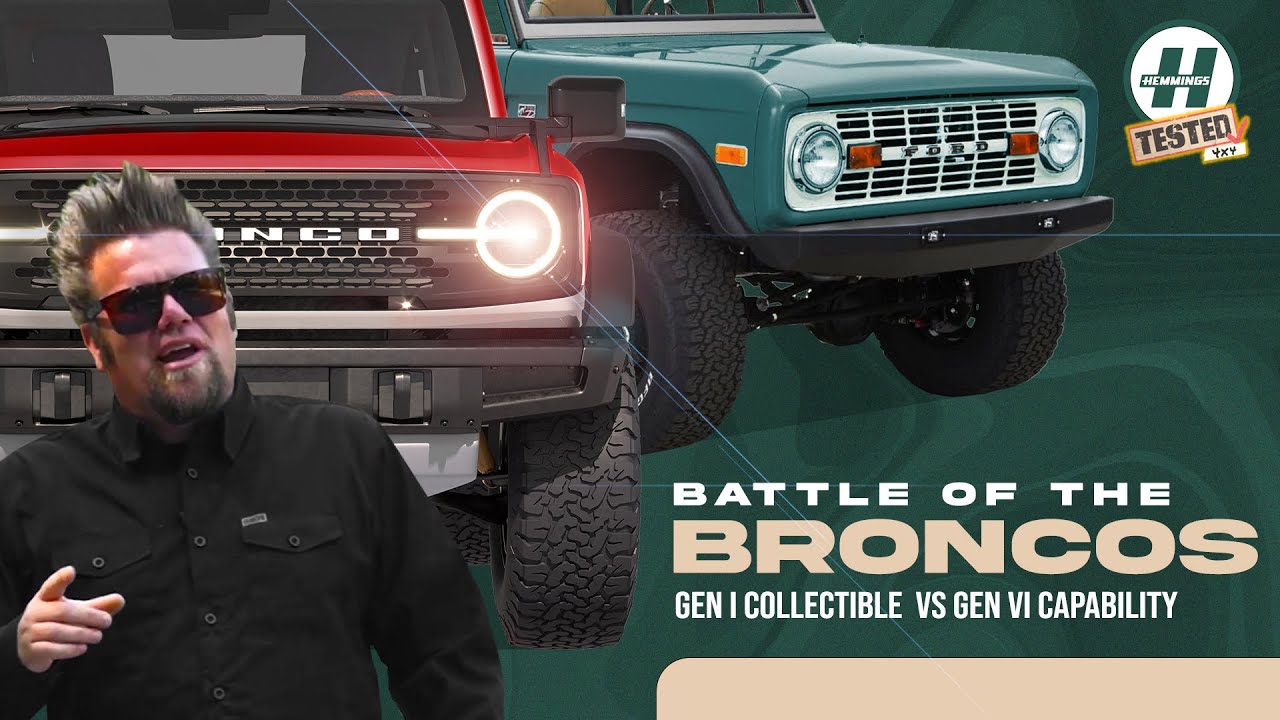 TESTED 4X4 | Bronco vs. Bronco: Gen 1 Collectible vs. Gen 6 Capability ...