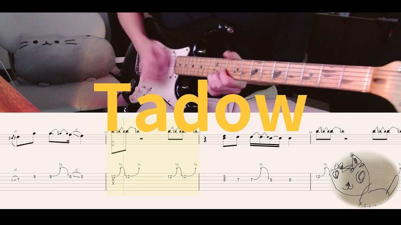 Tadow Electric Guitar cover Tabs Masego & Fkj 기타 커버 타브악보 - YouTube