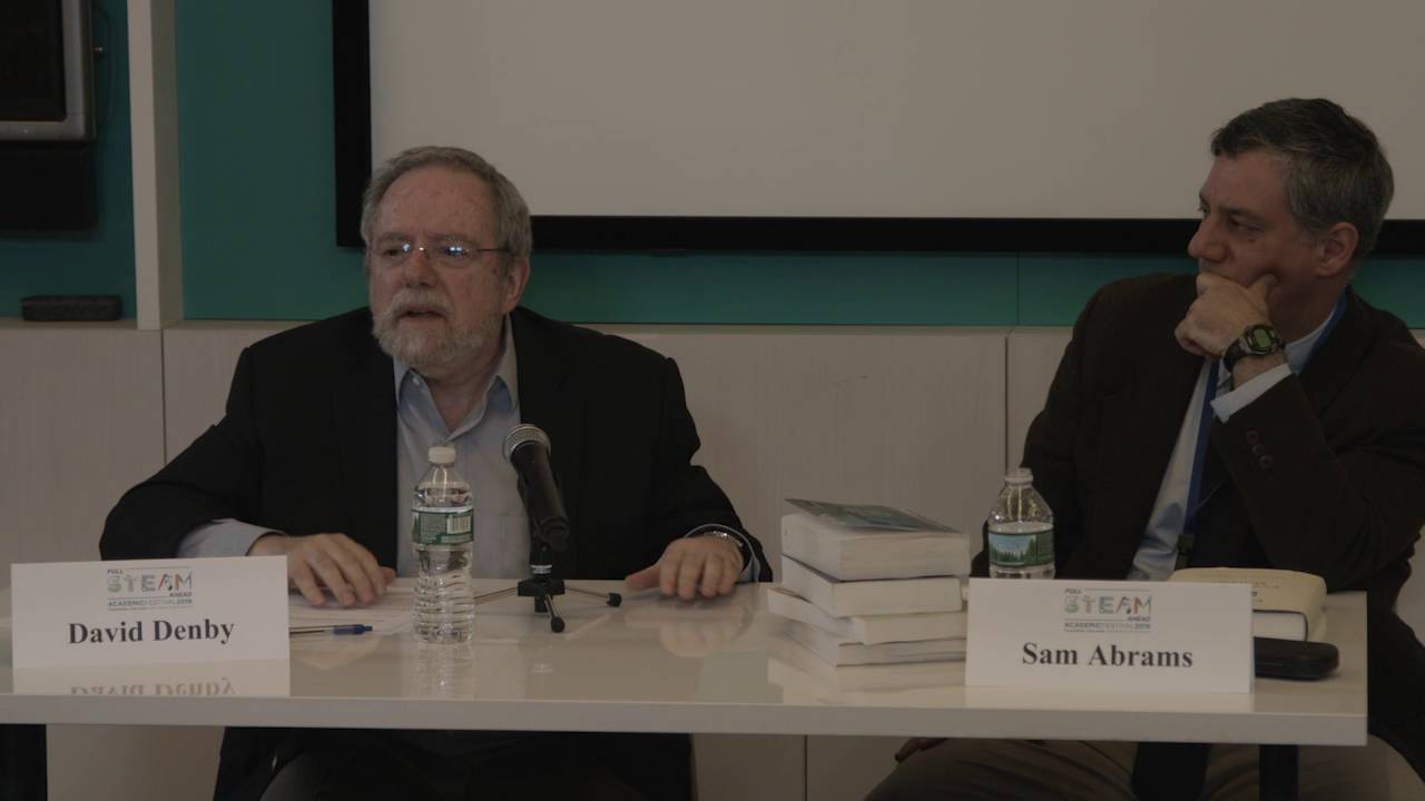 Authors Sam Abrams and David Denby in Discussion - YouTube