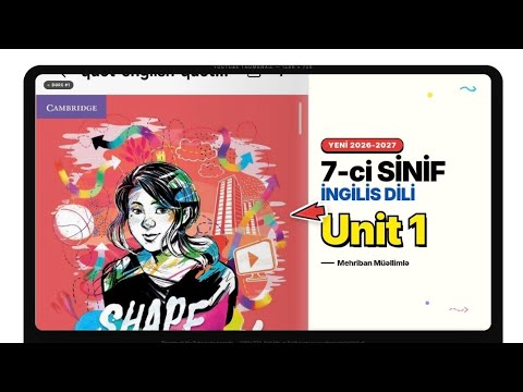 7 ci sinif ingilis dili yeni dərslik Shape it! Sehife 10,11,12,13 izah